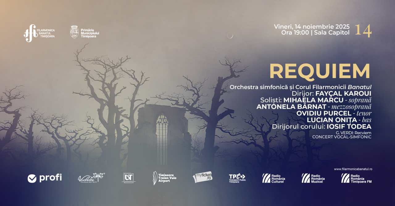 REQUIEM | Orchestra simfonică și Corul Filarmonicii Banatul | Dirijor ...
