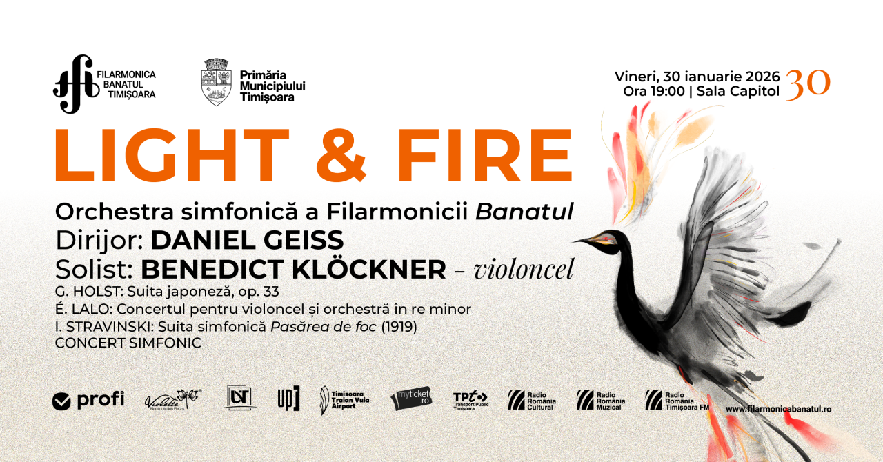 LIGHT & FIRE | Orchestra simfonică a Filarmonicii Banatul | Dirijor ...